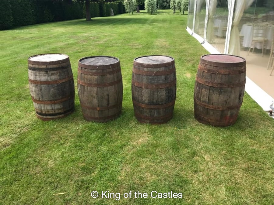 Wooden Beer Barrel Hire – Rustic Whiskey Barrels