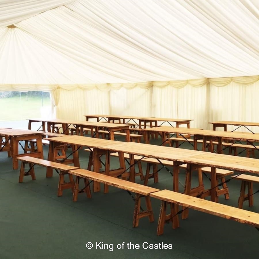 German Table and Bench Hire Bury - Rochdale