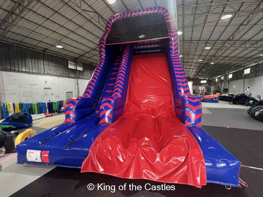 Red & Blue 12Ft Slide Hire | Manchester, Stockport & Cheshire