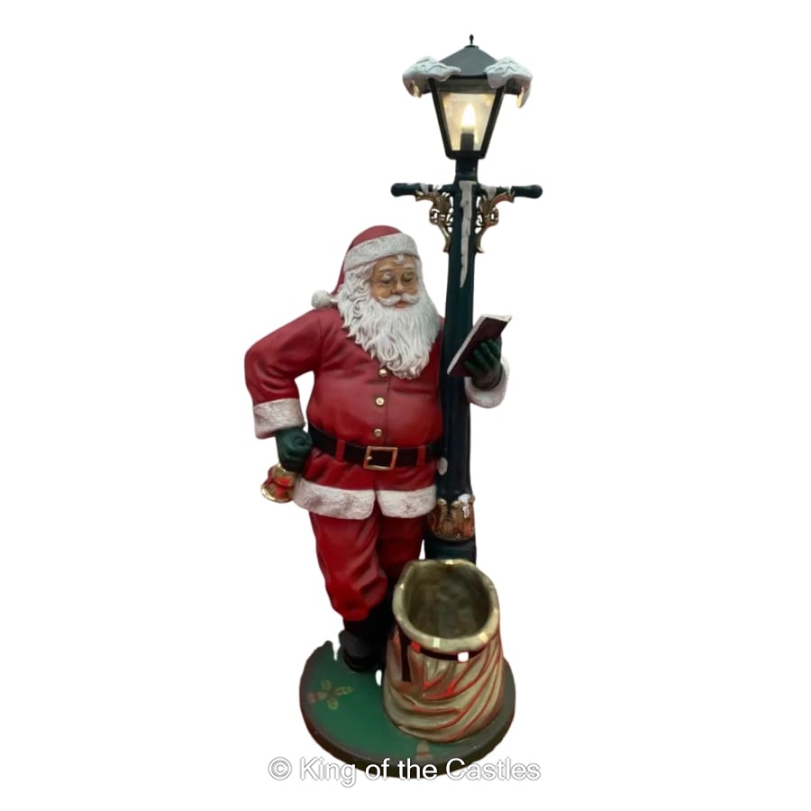 Life-Size Santa & Lamppost Prop Hire | Manchester, London & UK
