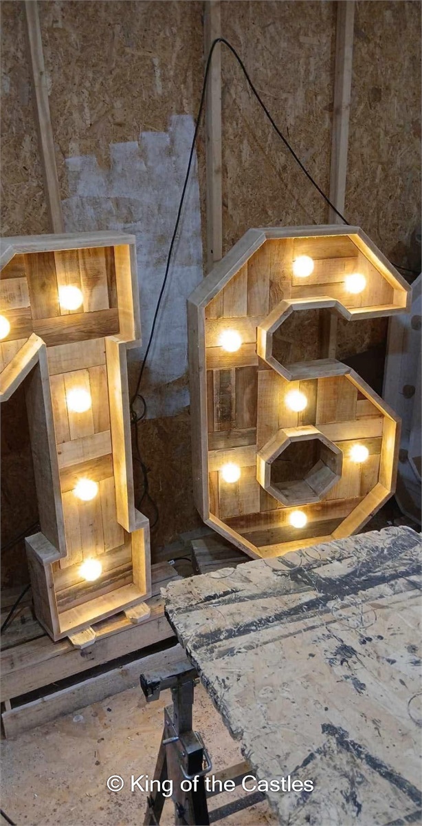 LED Numbers & LOVE Letters Hire | Manchester
