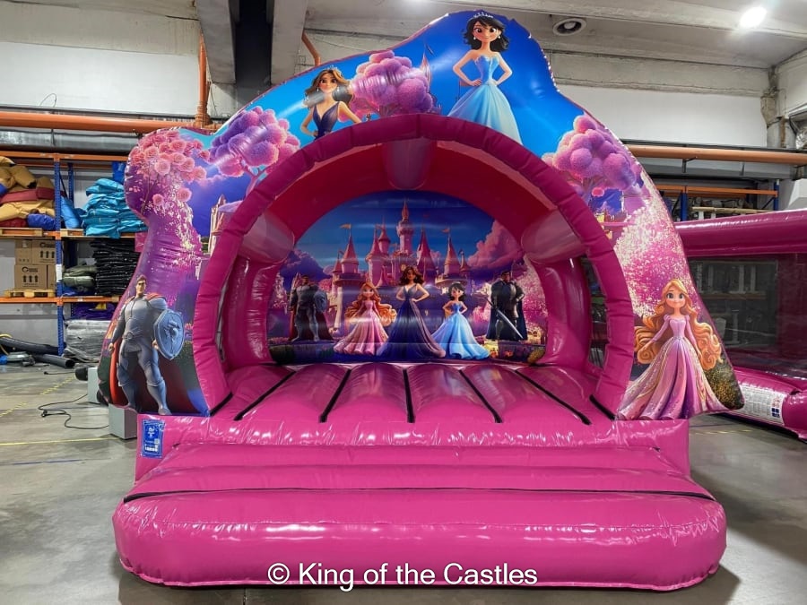 Princess Curved Castle - Bouncy Castle Hire, Photo Booth Hire & Event ...